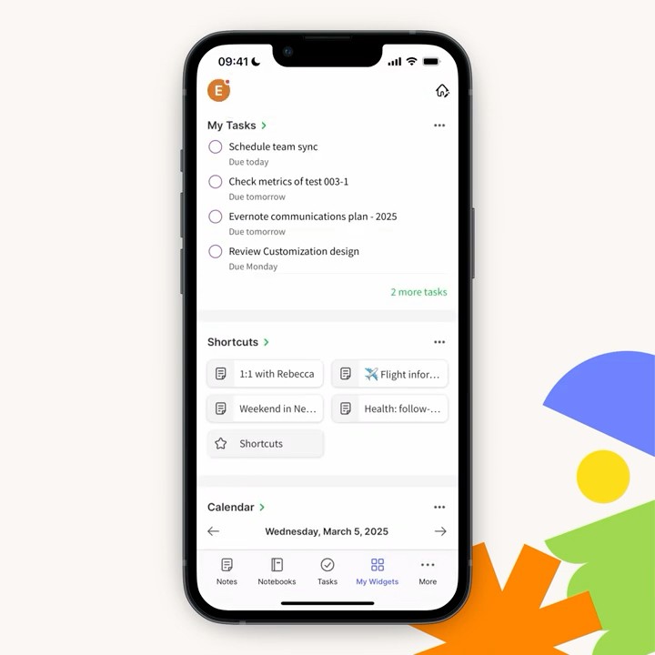 🚀 Widgets are back—customize your Evernote launch page on Mobile - YouTube