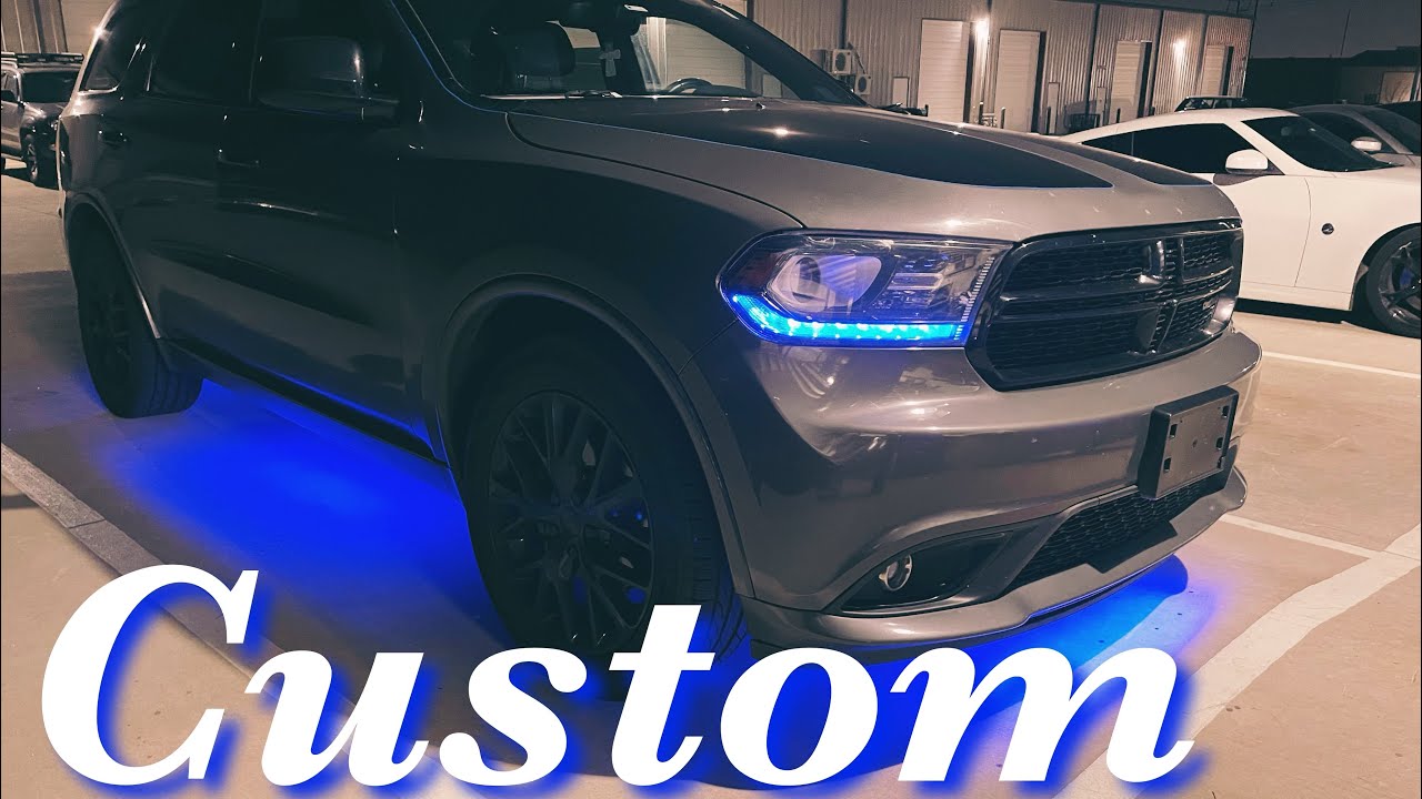 Dodge Durango with crazy mods | custom paint - YouTube