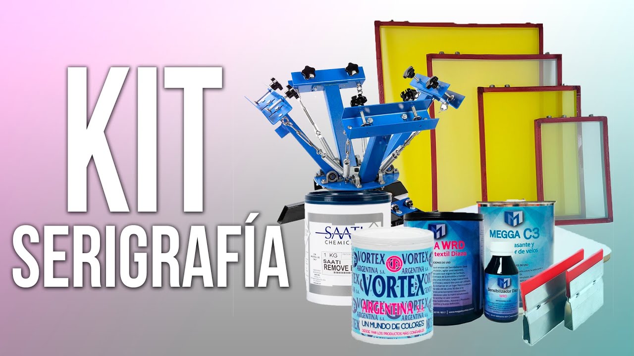 KIT BÁSICO PARA EMPEZAR/#SERIGRAFÍA - YouTube