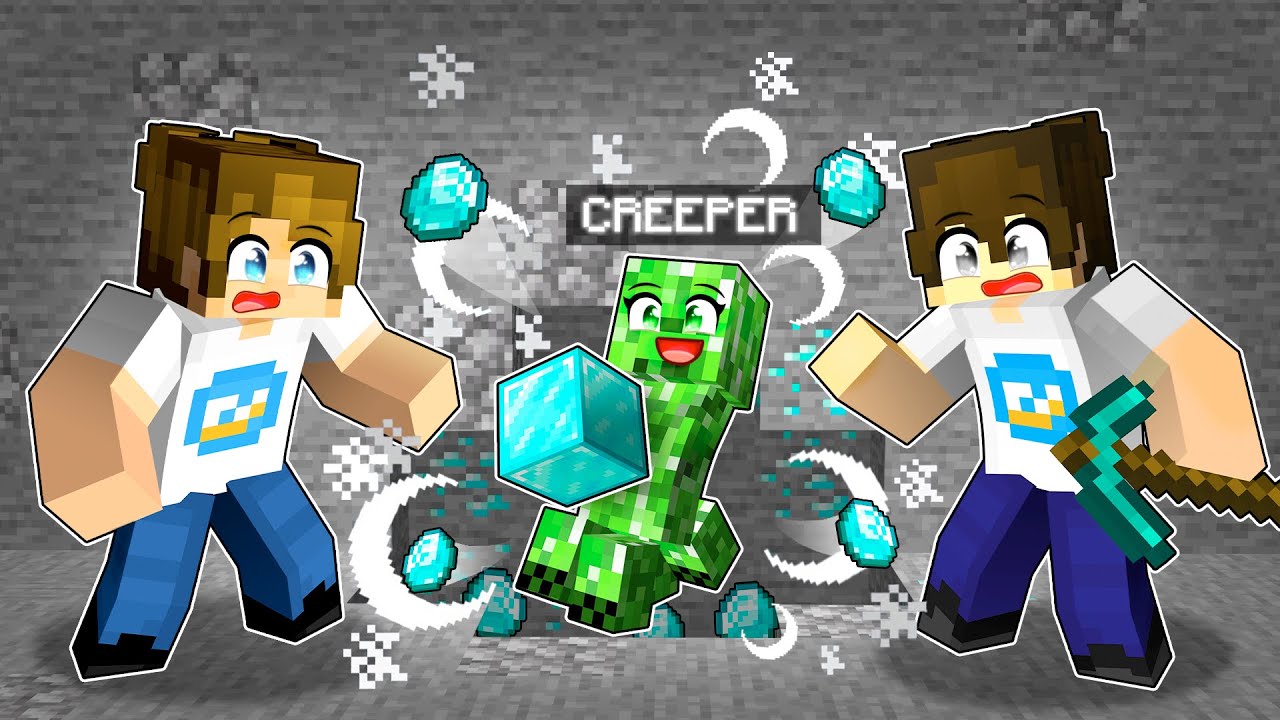 I Put Friendly CREEPERS in Minecraft - YouTube