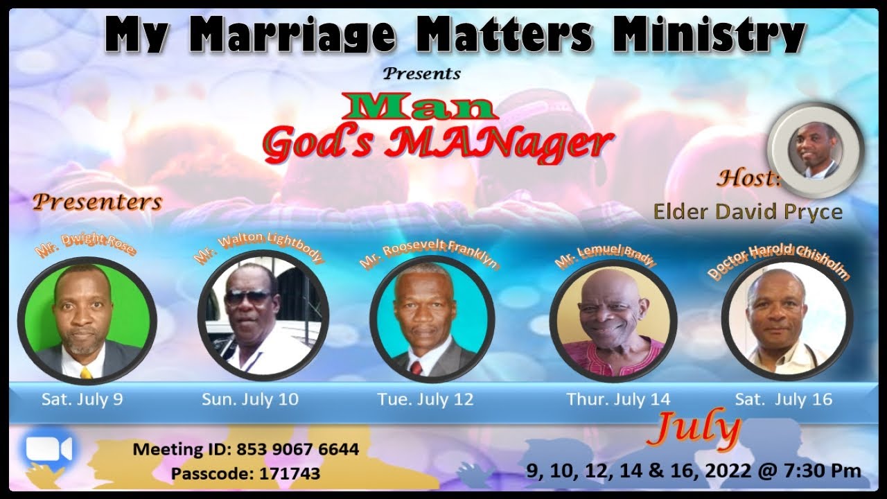 My-Marriage Matters: The Social Man by Walton Lightbody - YouTube
