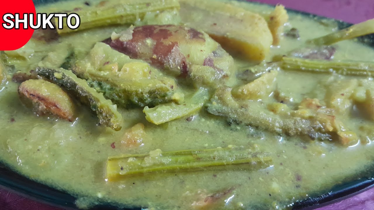 Traditional Bengali Recipe Shukto !! Niramish Mix Veg Curry !! T&B ...