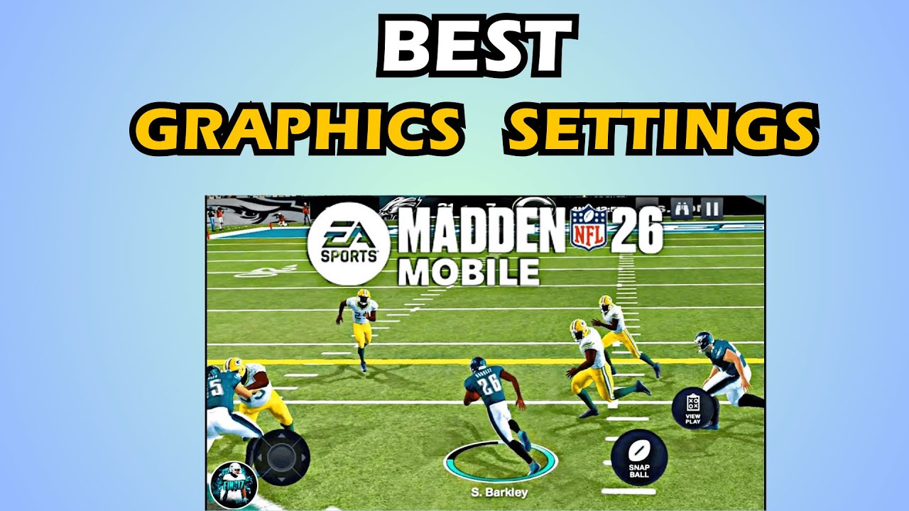 Madden Mobile 26 Best Graphics Setings for Mid - low end Device - YouTube