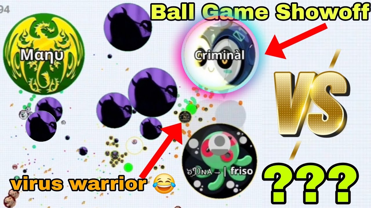 The Ultimate Ball Game Showoff (AGAR.IO MOBILE) - YouTube