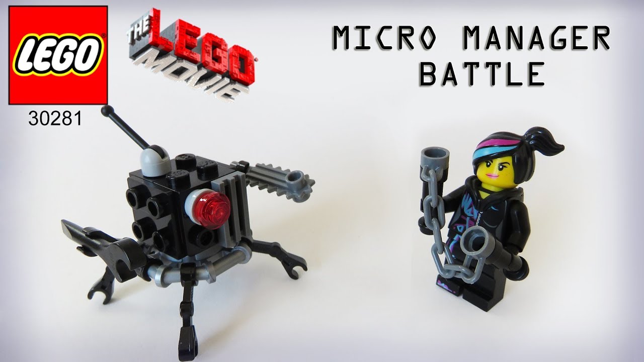 LEGO MOVIE - MICRO MANAGER BATTLE Polybag (Set 30281 Build Instructions ...