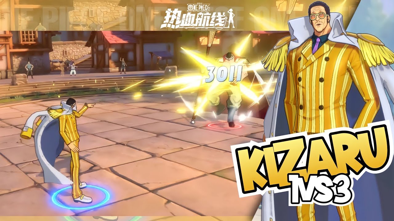 ADMIRAL KIZARU 1VS3 PVP GAMEPLAY - One Piece Fighting Path - YouTube