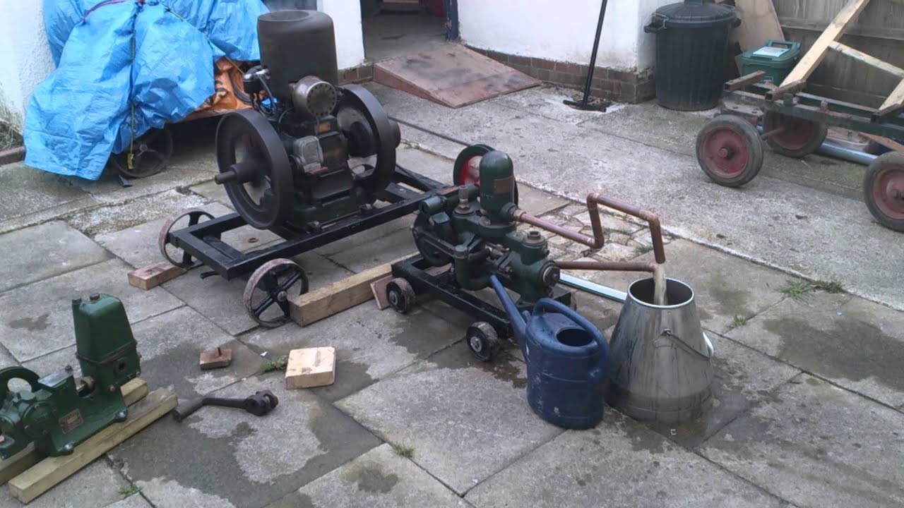 lister A and H2 pump 2013 run up . - YouTube