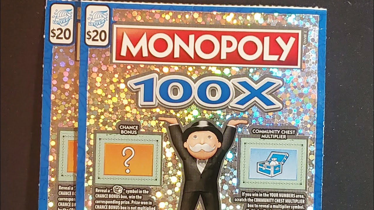 MONOPOLY 100X Illinois Lottery tickets - YouTube