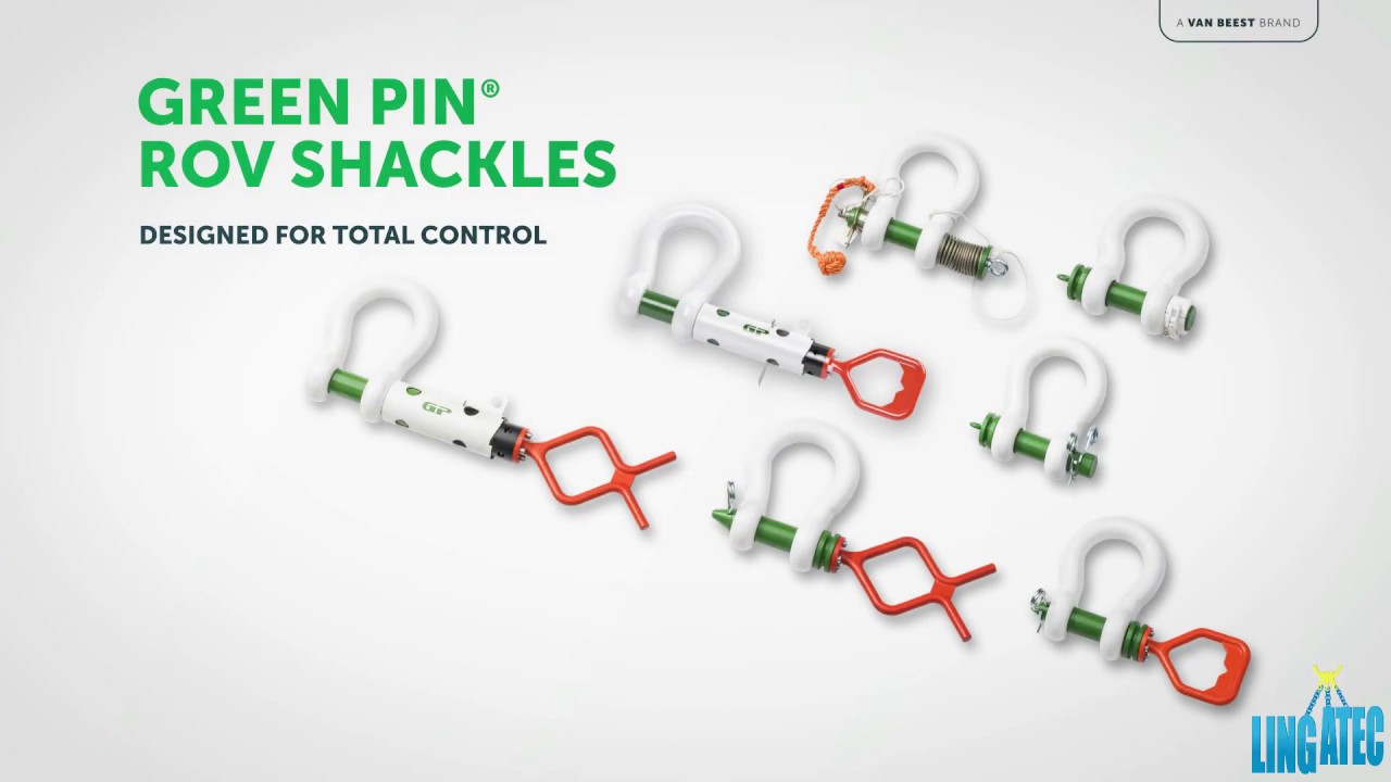 Manilhas ROV - Van Beest green Pin - YouTube