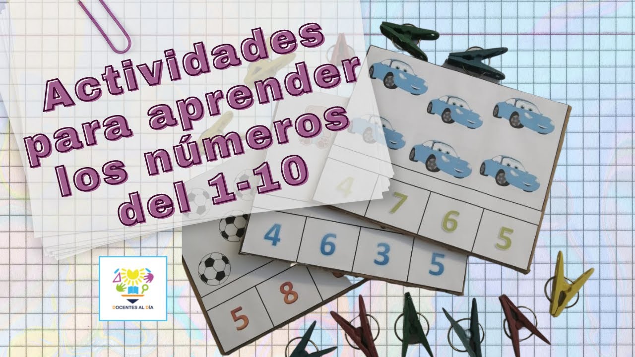 Ejercicios Para Aprender Los Numeros 1 10 Actividades Para Completar