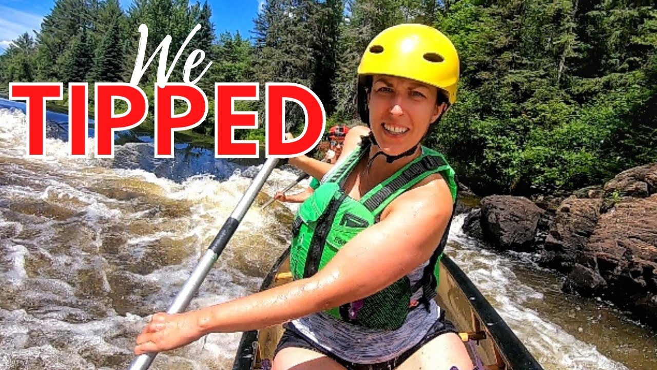 We went swimming in a Class 3 Rapid on Day 4 of our canoe trip with MHO ...