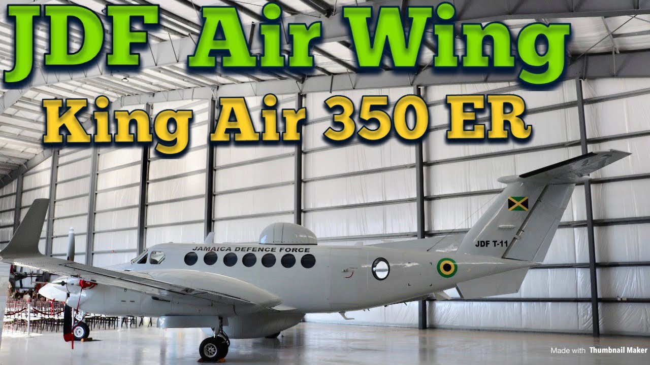 King Air 350 ER || Jamaica || JDF Air Wing - YouTube