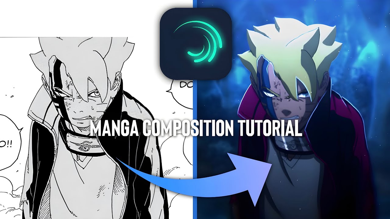 Basic Night Time Manga Composition Tutorial | Alight Motion - YouTube