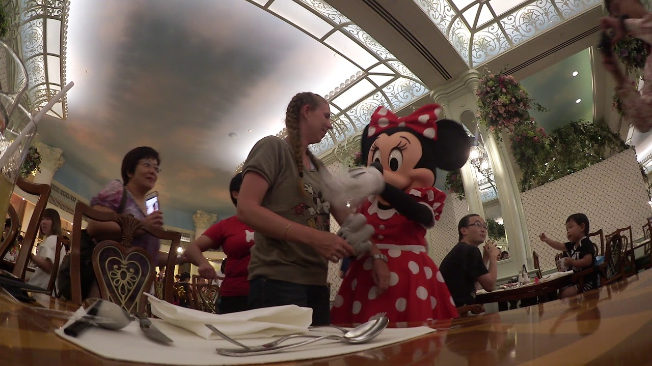 HKDL Summer 2018 day 7 Enchanted Garden Minnie - YouTube