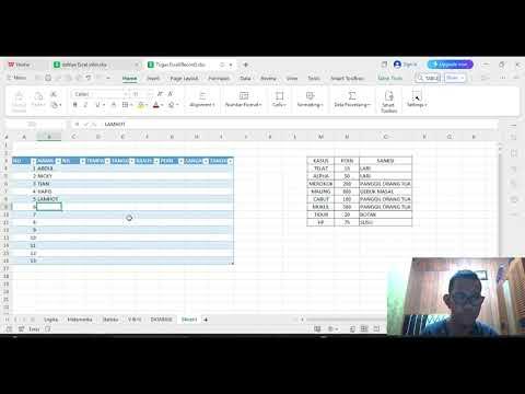 TUGAS INFORMATIKA : TUTORIAL EXCEL PART 5 - YouTube