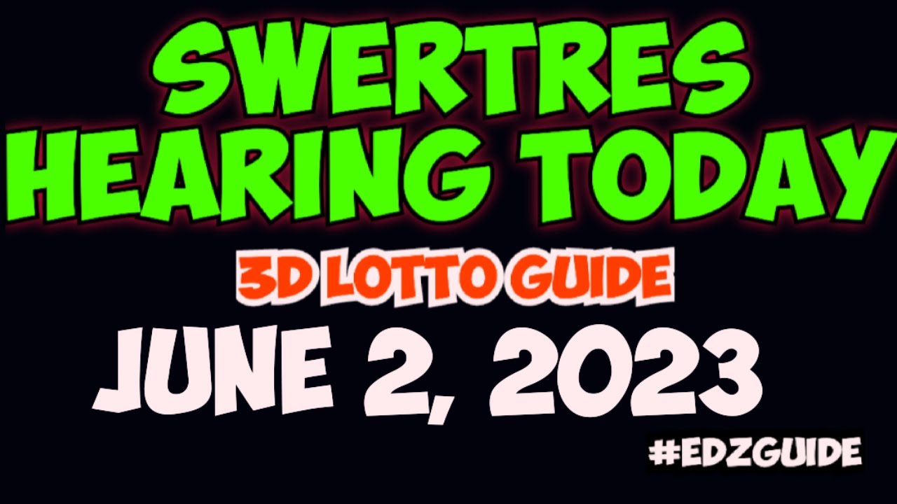 Swertres Hearing: Tips to Win Consistently and Big - YouTube