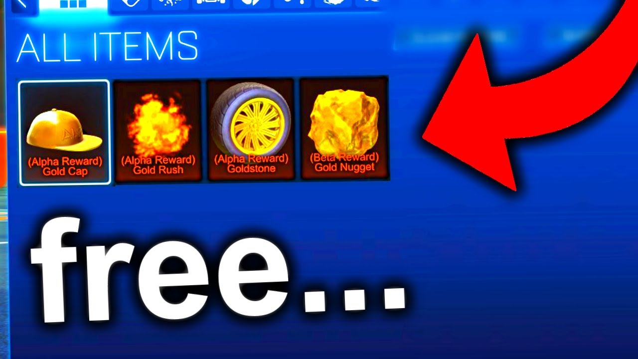 Rocket League ALPHA REWARDS For FREE 2022! - YouTube