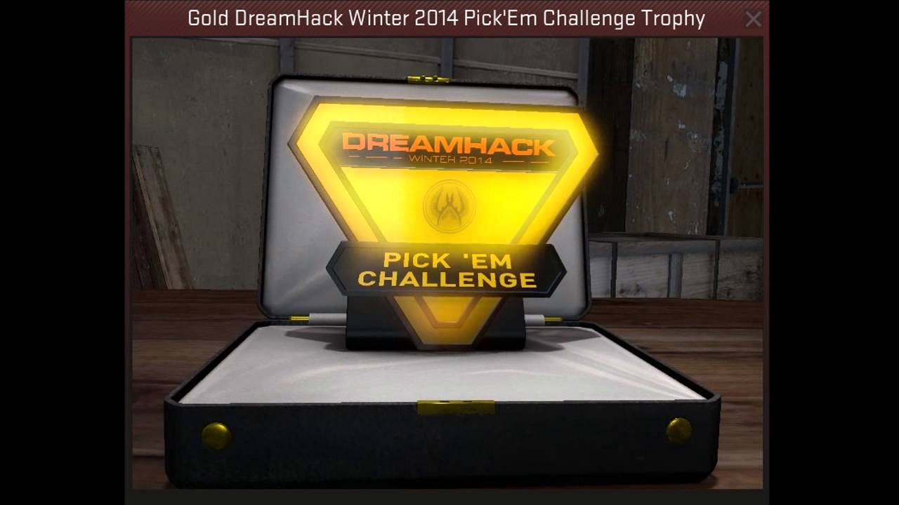 Gold Pick'Em Trophy DreamHack 2014 CSGO - YouTube