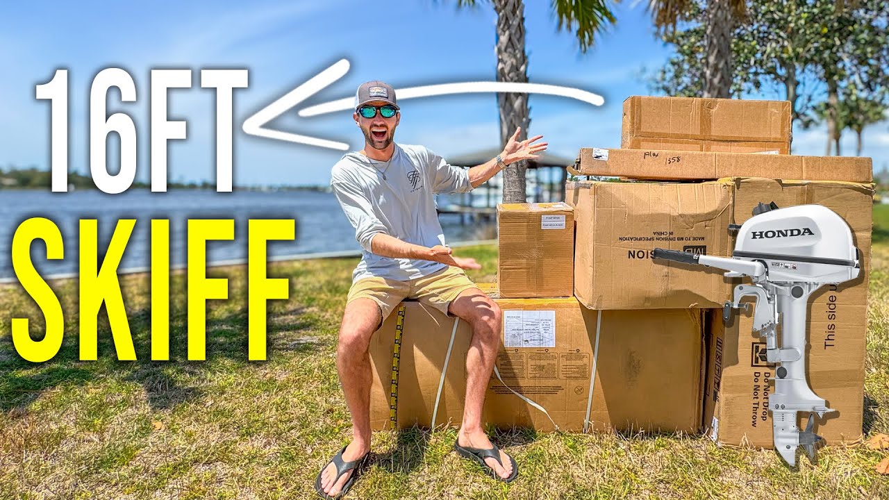 Unboxing INSANE $5,000 Fishing Boat (Fits in a Car) - YouTube