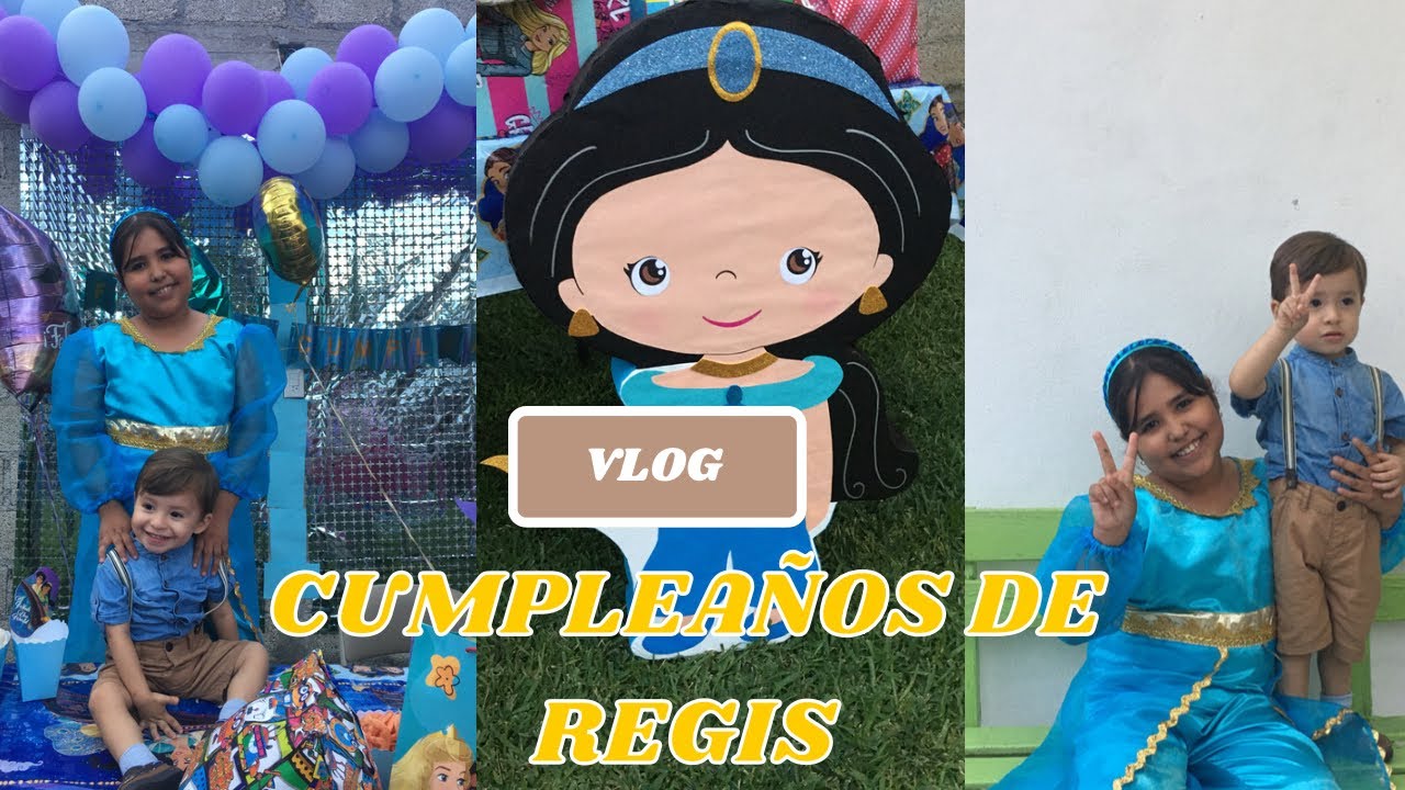 PIÑATA DE MI PRIMA REGIS #10 + FIESTA TEMÁTICA DE ALADDIN - YouTube