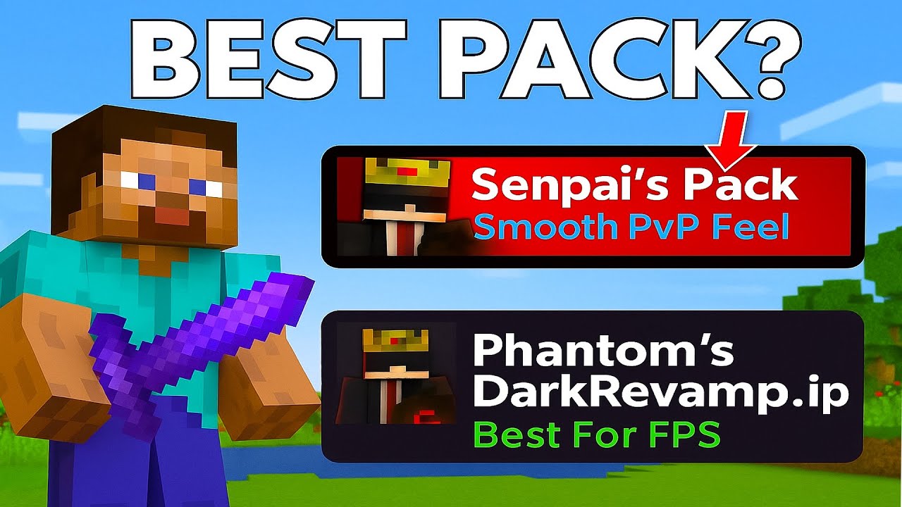 Senpai Spider Texture Pack VS Phantwm Texture Pack | Minecraft Texture ...