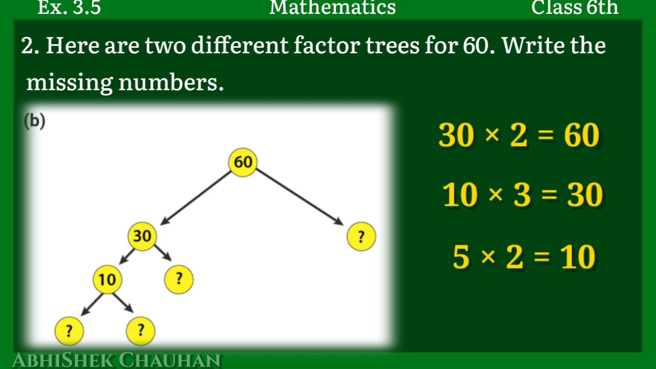 Exercise 3.5 Question 2 to 5 | Class 6th Mathematics | Playing with ...