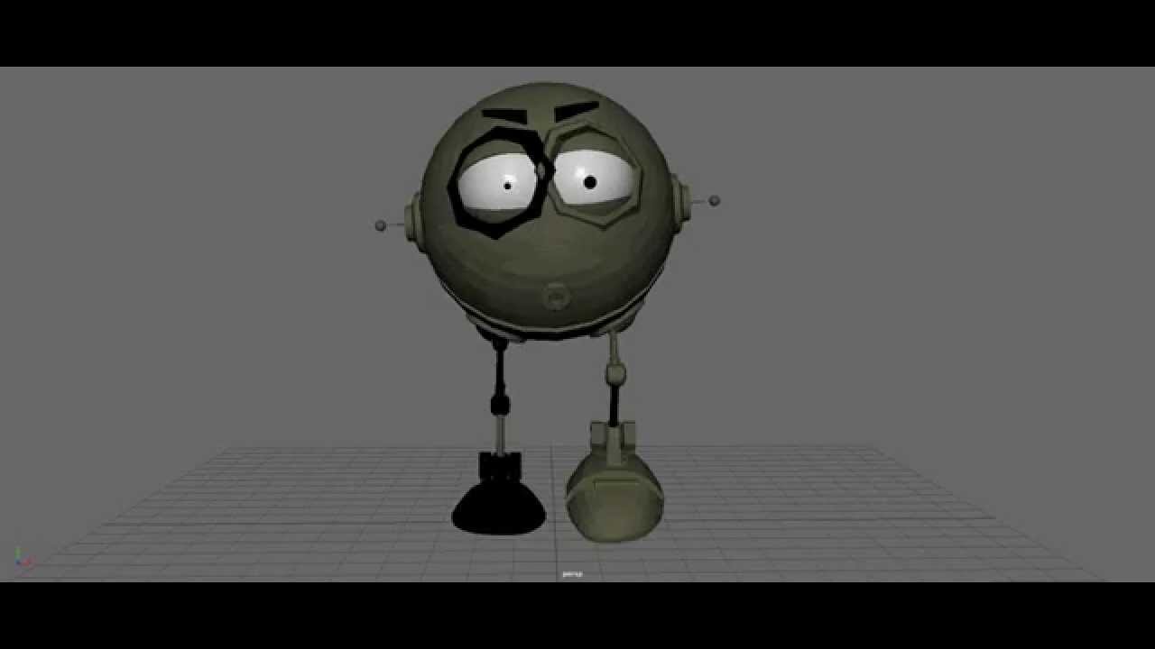 Simple Bot Animation 2 - YouTube
