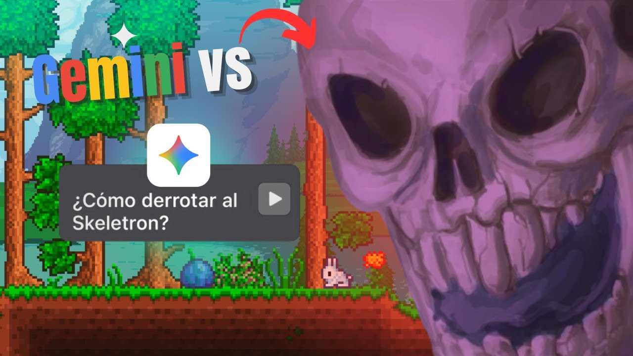 ¿Puede GEMINI derrotar al Skeletron en Terraria? - YouTube