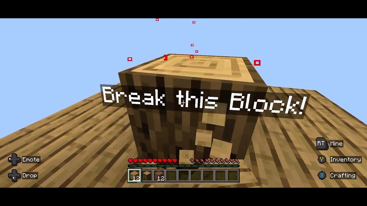 Playing minecraft with only ONE block - YouTube