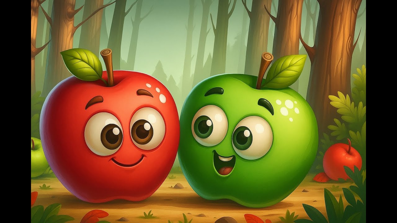 Kids Songs French 🎵 Pomme de reinette et pomme d’api 🍎🍏 Comptine - YouTube
