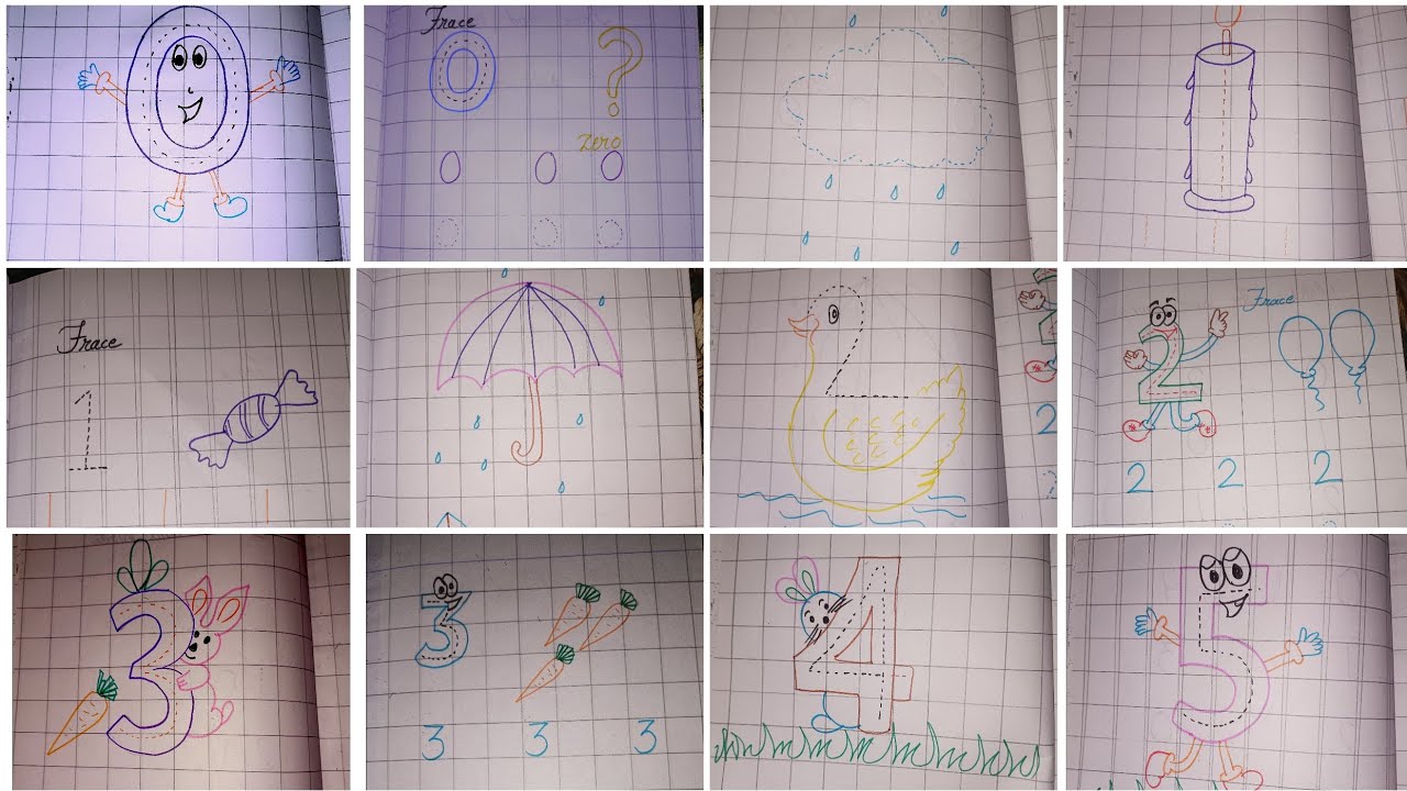 Math Note Book worksheet for playgroup and nursery lDiy Math notebook ...