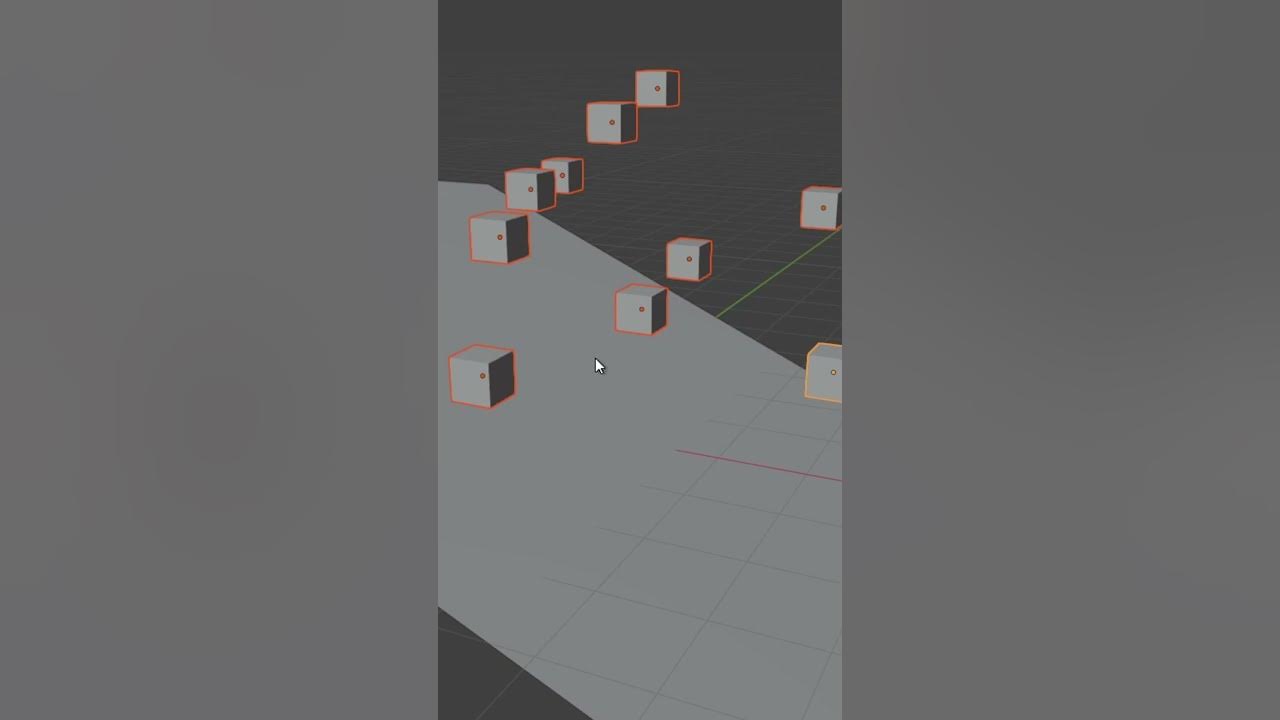 How to drop objects in blender - YouTube
