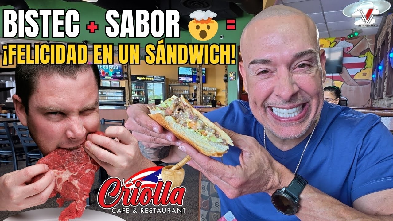 Delicioso y Grande el Sandwich De Biftec - Review - YouTube