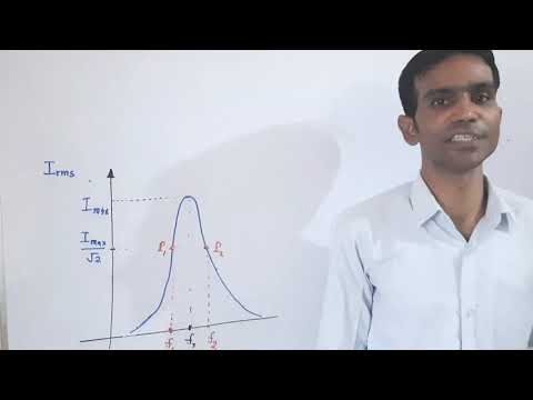 CLASS XII #10. ALTERNATING CURRENT: Half power point frequencies ...