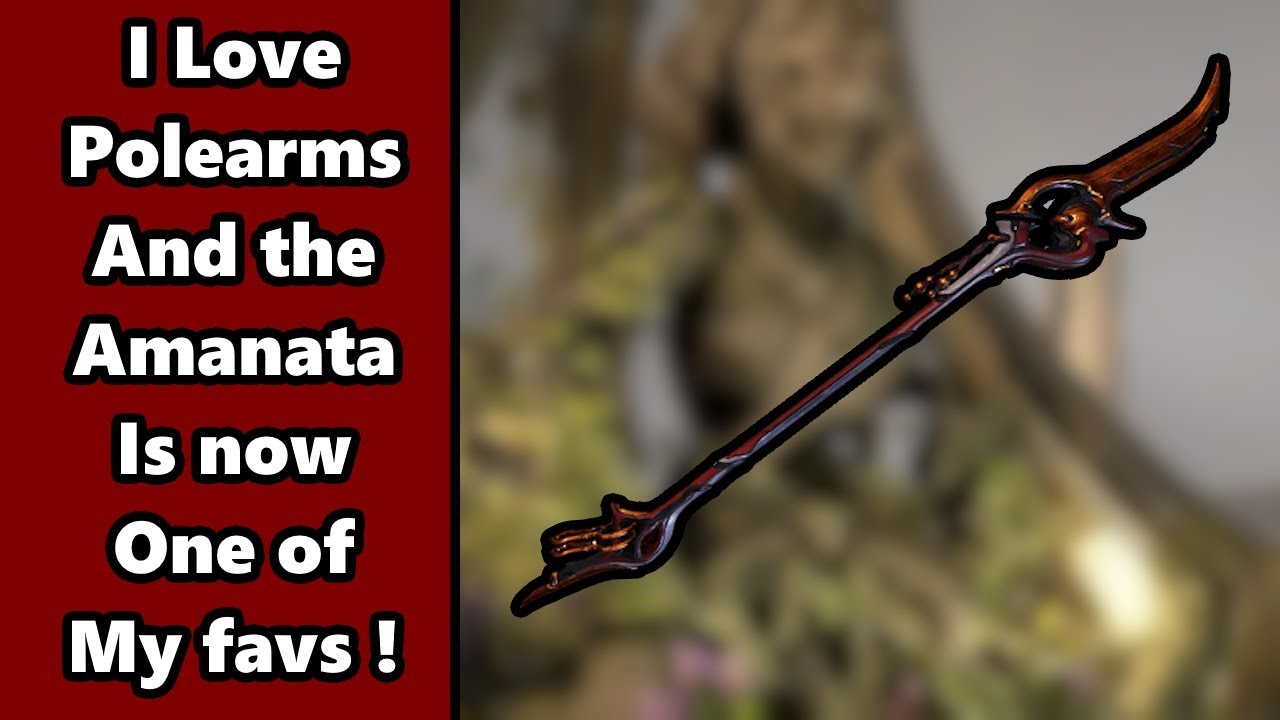 The Amanata is one of the better beginner melees, that is surprisingly ...