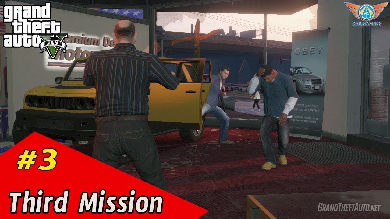 GTA V Second Mission Grand Theft Auto V | Aryan Khan Gaming - YouTube