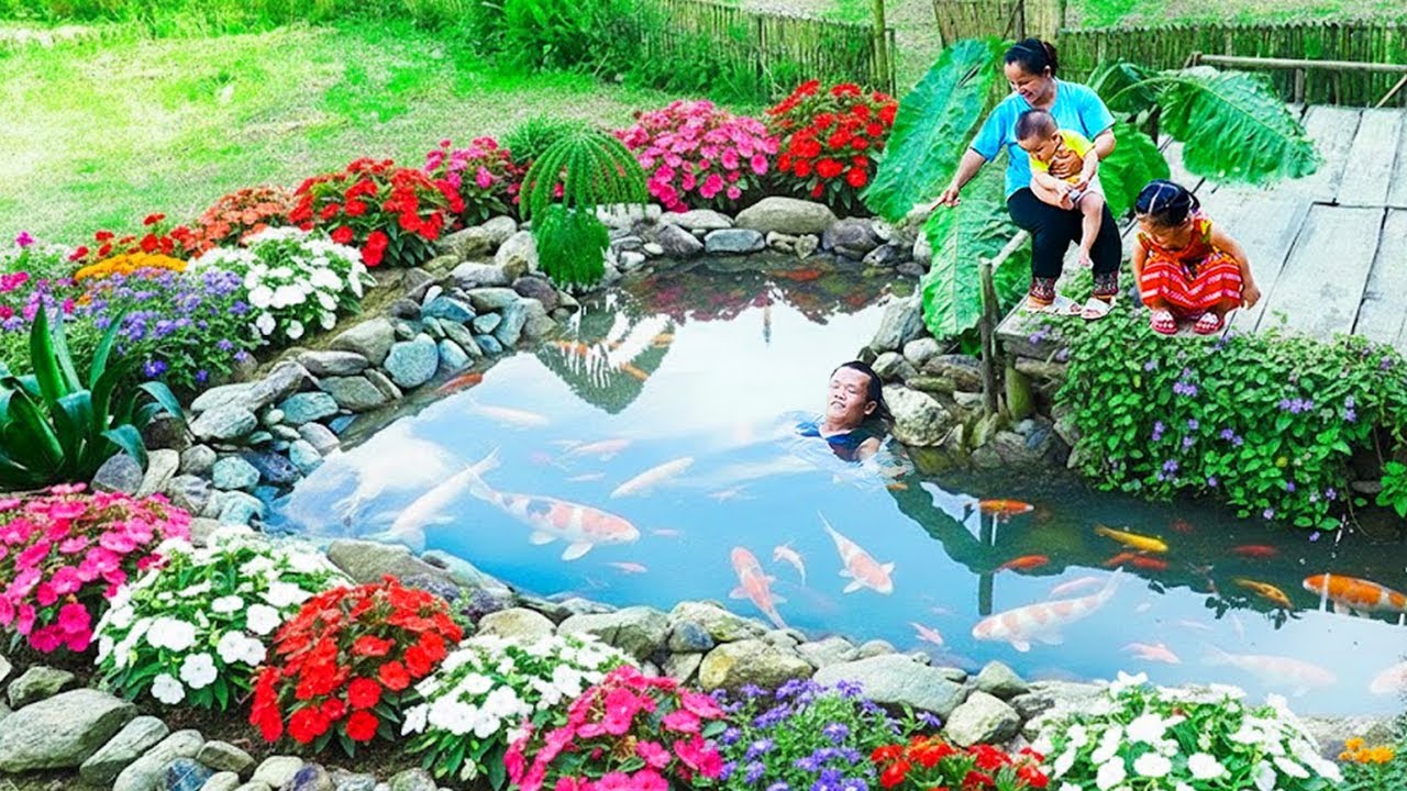Dwarf Family Farm Renovation: Digging Fish Ponds, Visiting Rice Fields ...