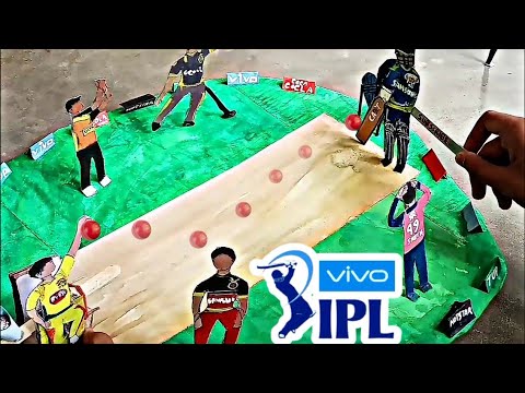 How to build your own indoor cricket game from cardboard at home | IPL ...
