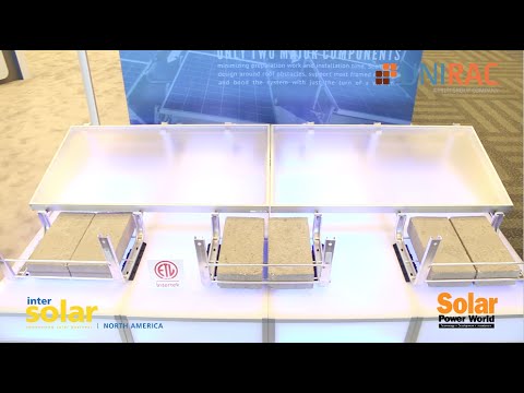 Unirac - Intersolar 2014 - RM Ballasted Roof Mount - YouTube