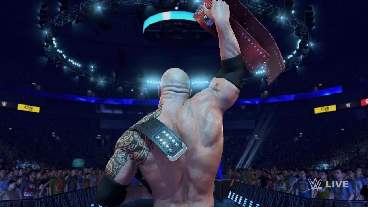 WWE 2K23 APOLLO CREWS Vs The RoCK - YouTube