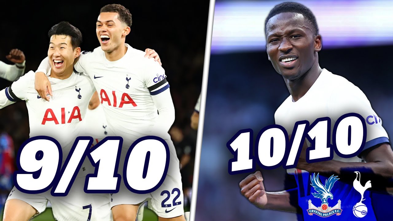 PAPE MATAR STAR!!! Crystal Palace 1-2 Tottenham [PLAYER RATINGS] - YouTube