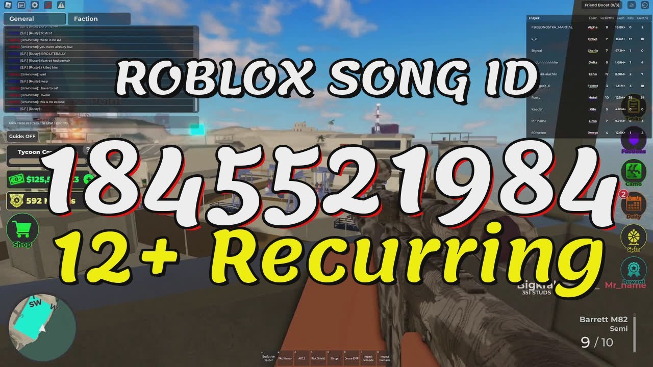 12+ Recurring Roblox Song IDs/Codes - YouTube