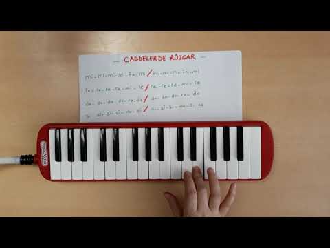 CADDELERDE RÜZGAR 🍂 MELODİKA NOTALARI