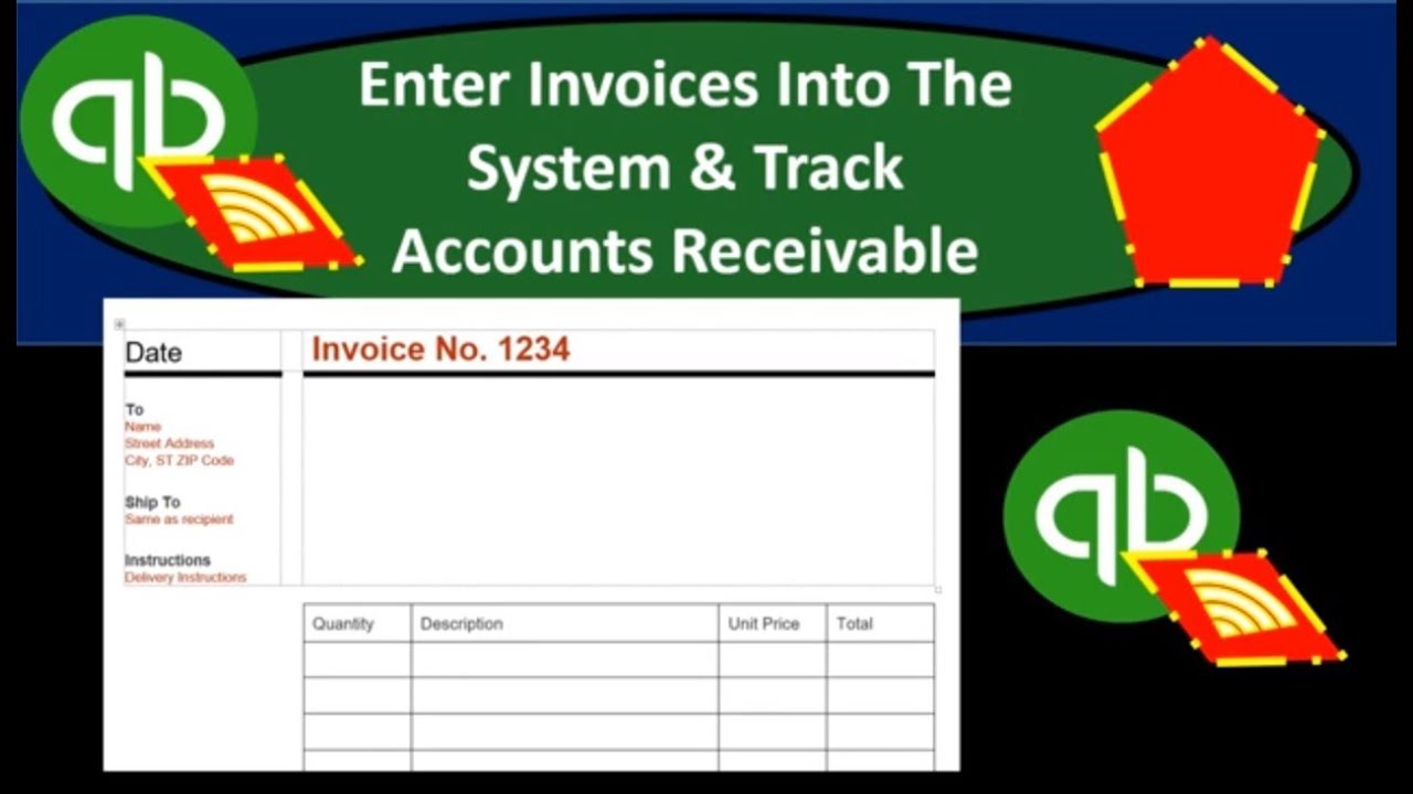 QuickBooks Online 2019-Enter Invoices Into The System & Track Accounts ...