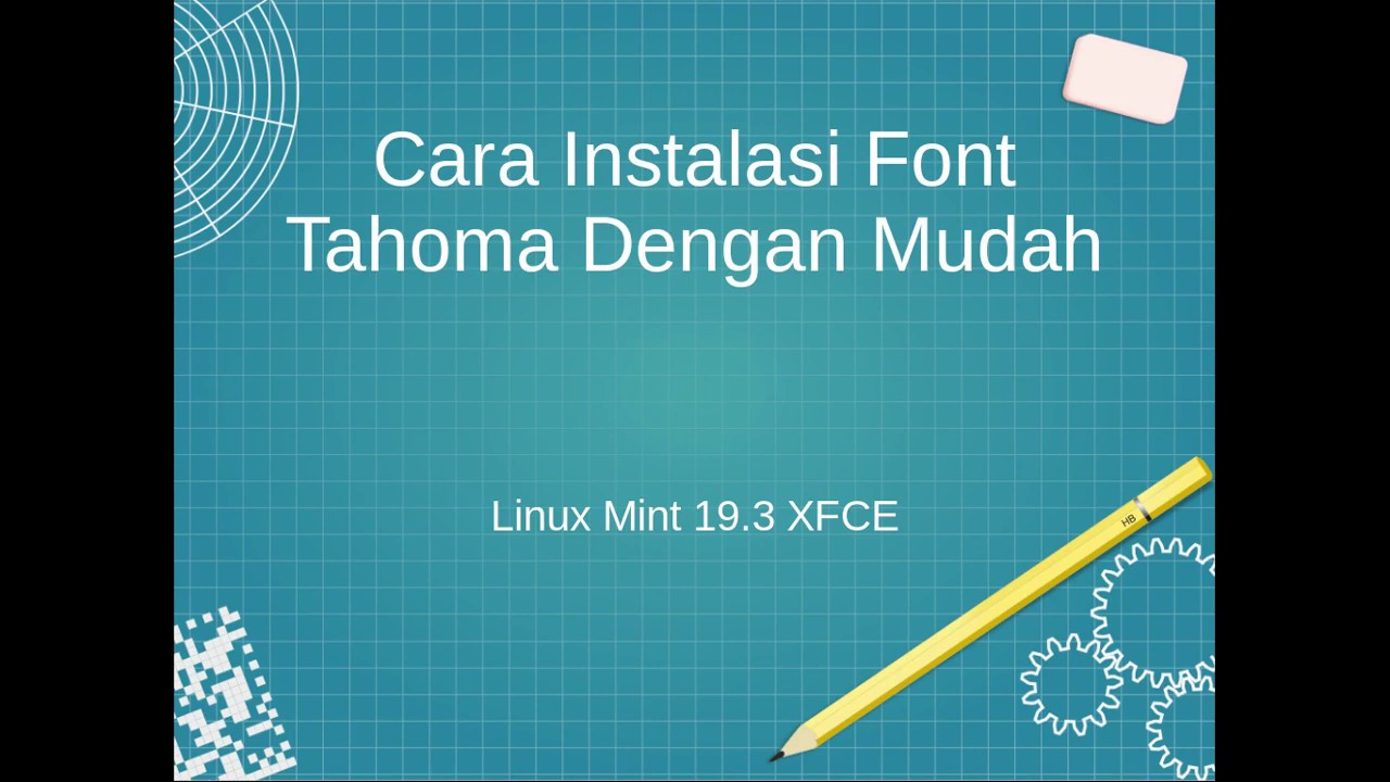 Cara Instalasi Font Tahoma - YouTube