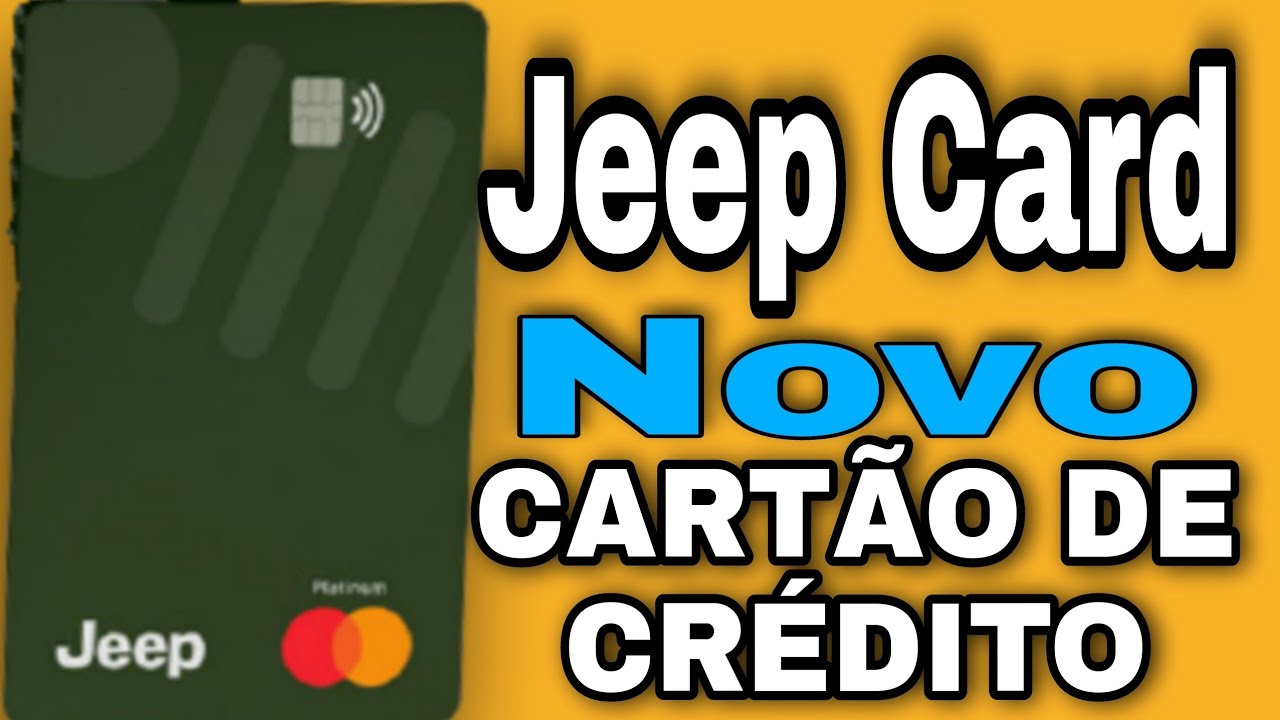 Novo Cartão de crédito jeep Card Mastercard Platinum Black Lançamento ...