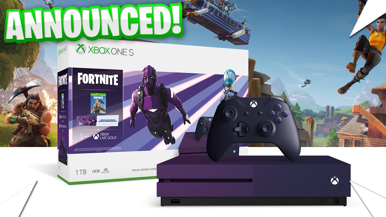 EXCLUSIVE DARK VERTEX MATTE PURPLE XBOX FORTNITE BUNDLE ANNOUNCED ...