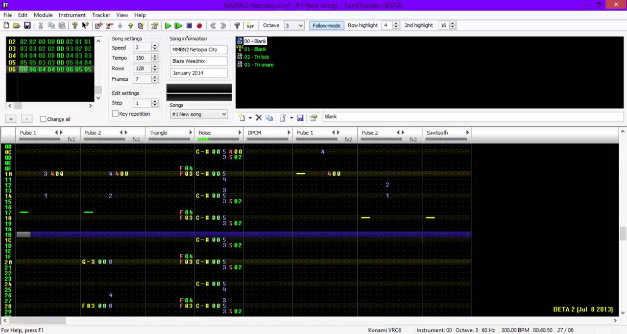 Mega Man Battle Network 2 - Netopia City [FamiTracker, 8-bit, VRC6 ...
