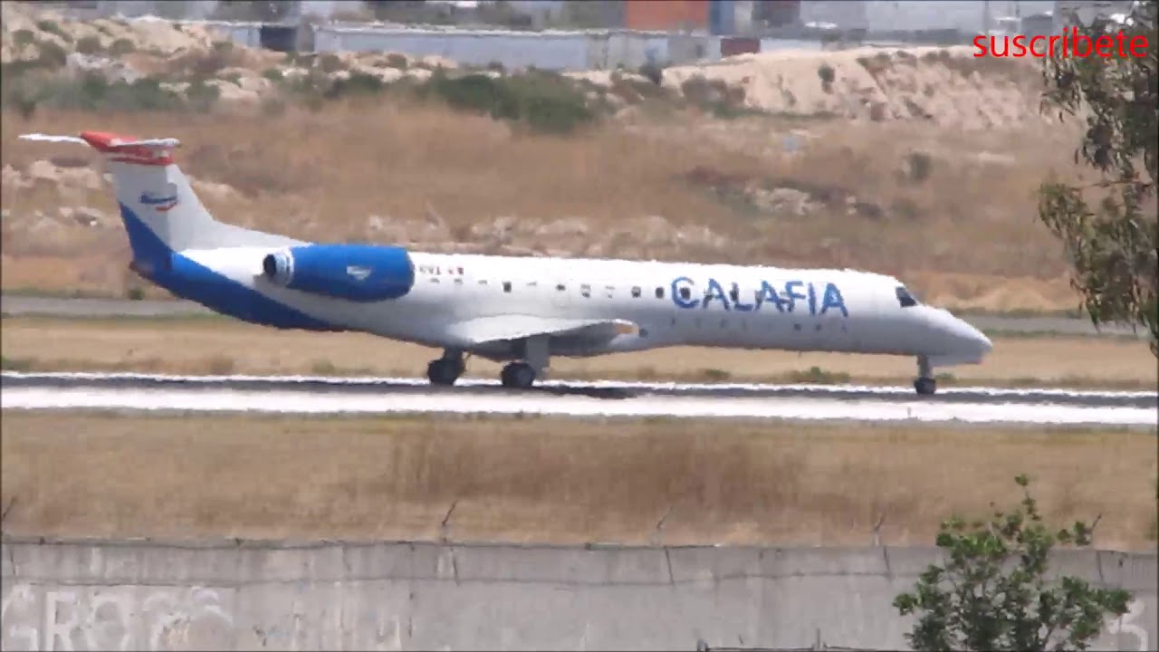CALAFIA AIR LINES ATERRIZAE Y DESPEGUE - YouTube