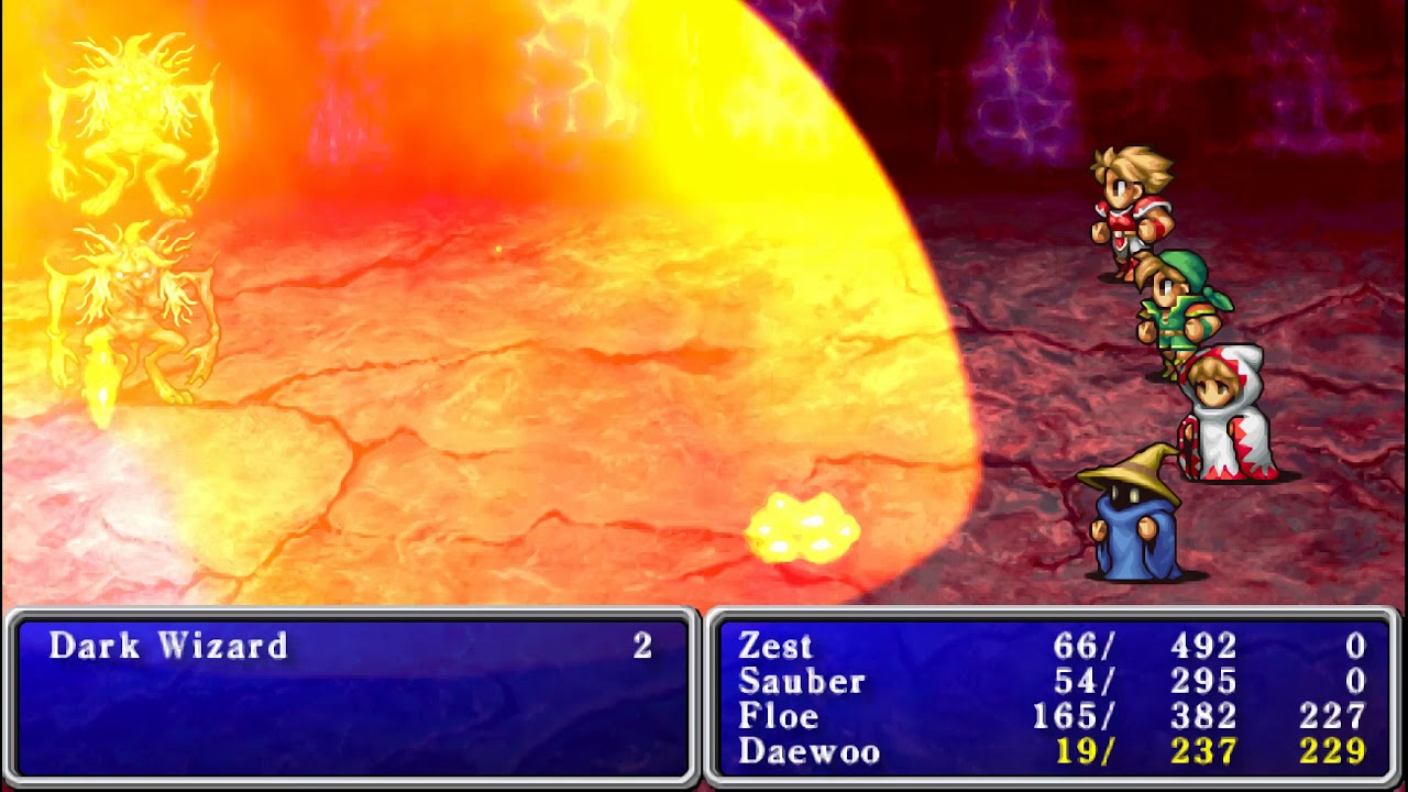 Final Fantasy I HD - 31 Cavern of Ice - Getting the Levistone - YouTube